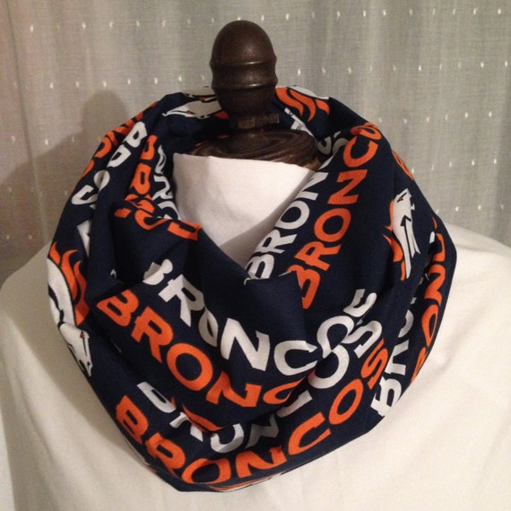 Items similar to NFL Denver Broncos Infinity Scarf on Etsy