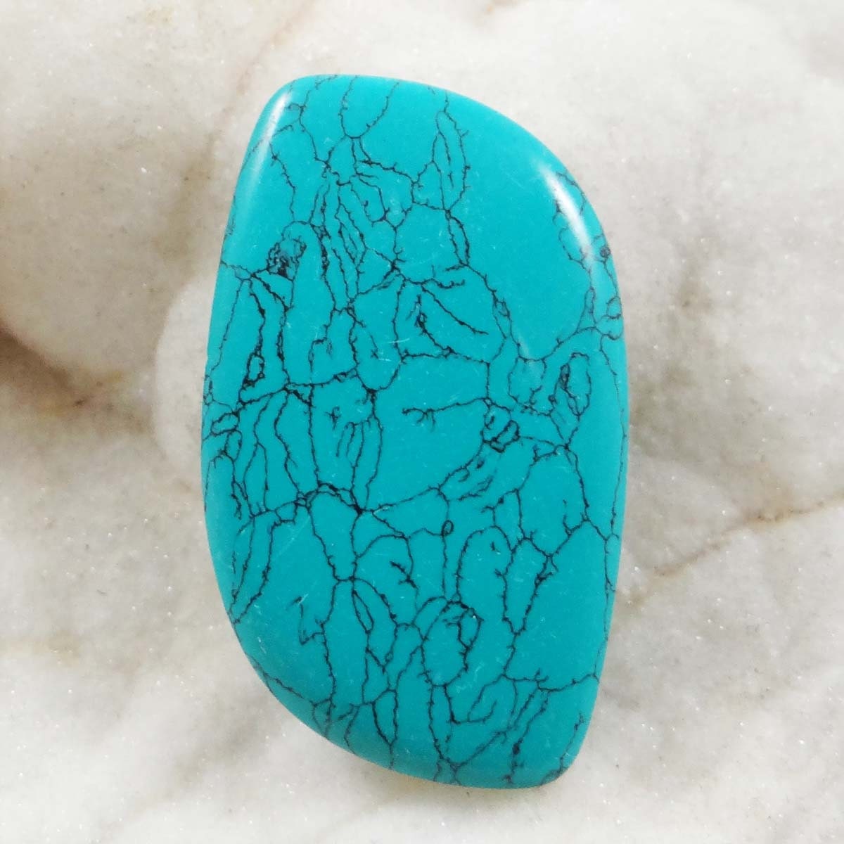 15 Ct 100% Natural Turquoise Stone Flat Back Cabochon African Loose ...