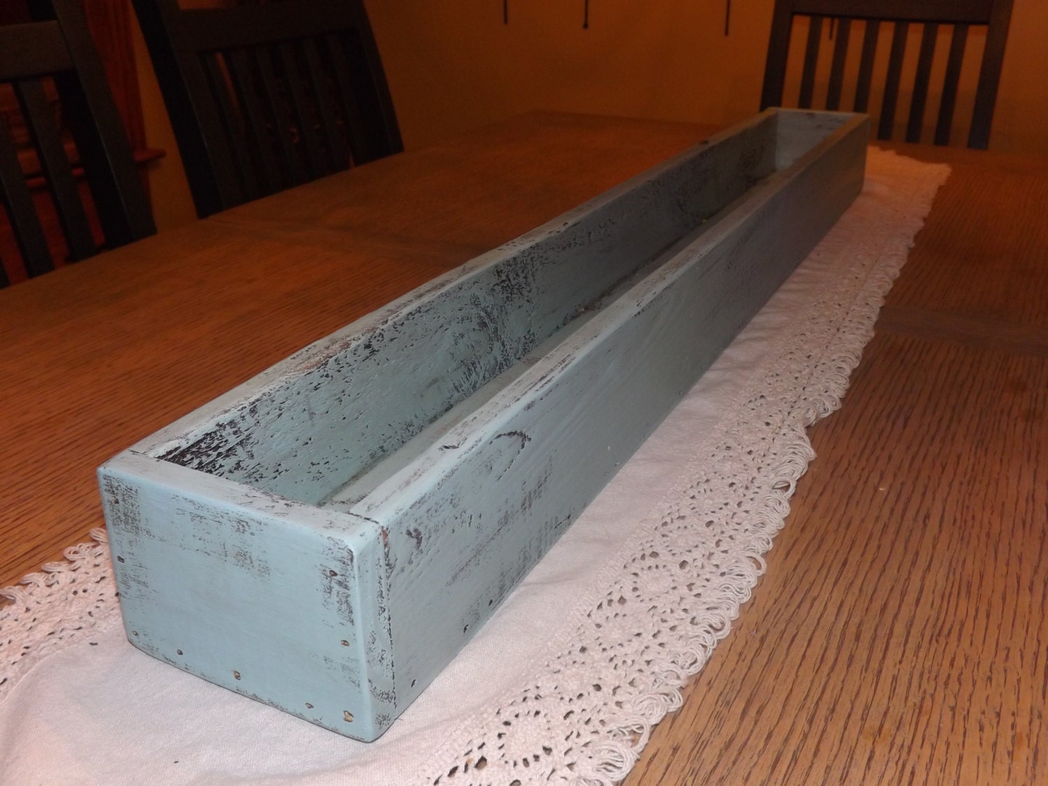 Table Trough Centerpiece at Jamie Lamont blog