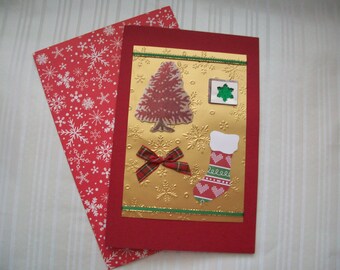 Popular items for red christmas card on Etsy