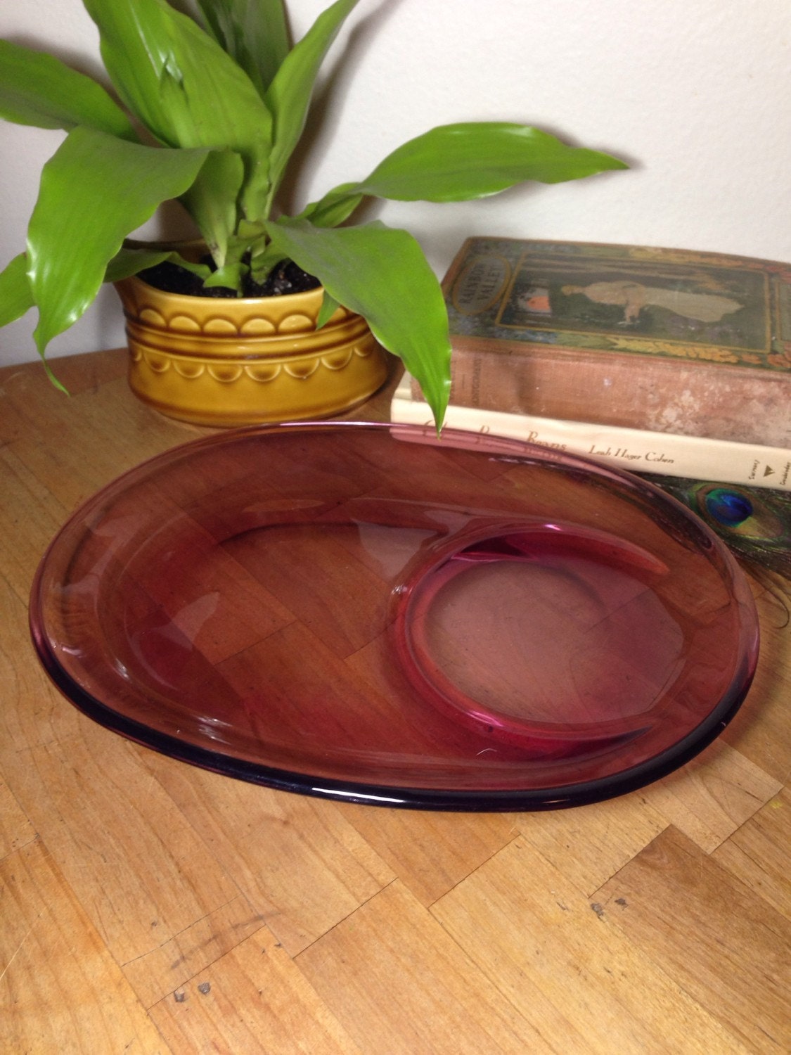 Purple Glass Platter – Haute Juice