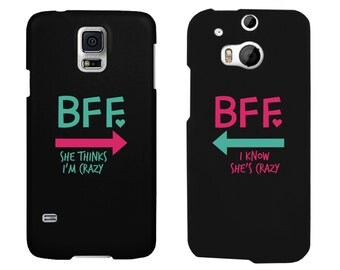 Crazy Best Friend Phone Cases Cute BFF Matching Phone Covers for iphone ...