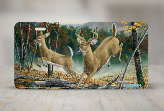 Deer Hunting License Plate Deer Hunting Car Tag Deer Hunting