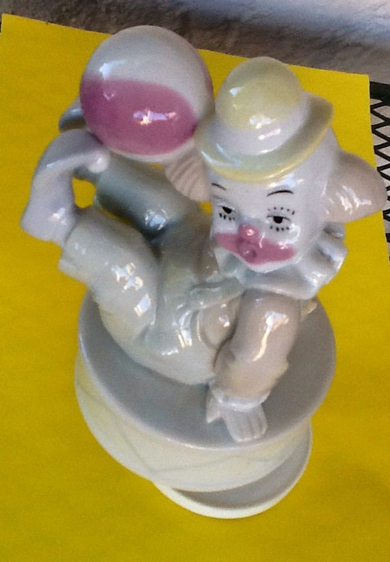 Items Similar To Impossible Dream Music Box Clowns 1991 Summit