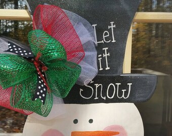 Winter door hanger | Etsy