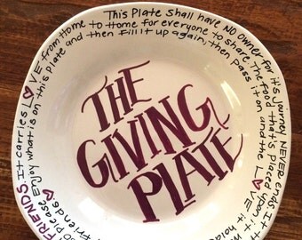 The Giving Plate in Plum Wine