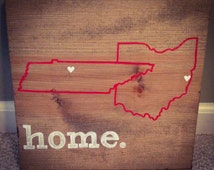 Popular items for tennessee wood sign on Etsy