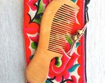 Popular items for wooden comb on Etsy