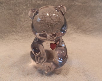 Popular items for glass teddy bear on Etsy