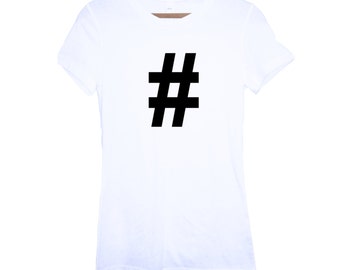 Popular items for hashtag shirt on Etsy