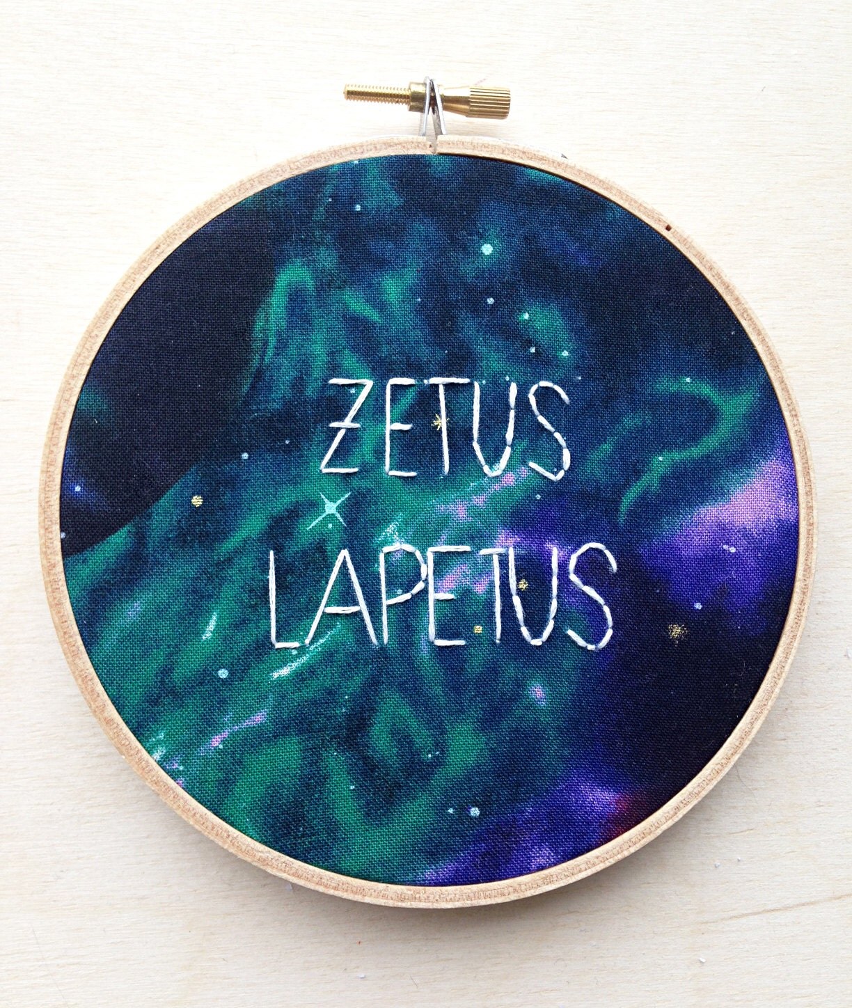 Zenon Zetus Lapetus Embroidery Hoop Disney Channel Original