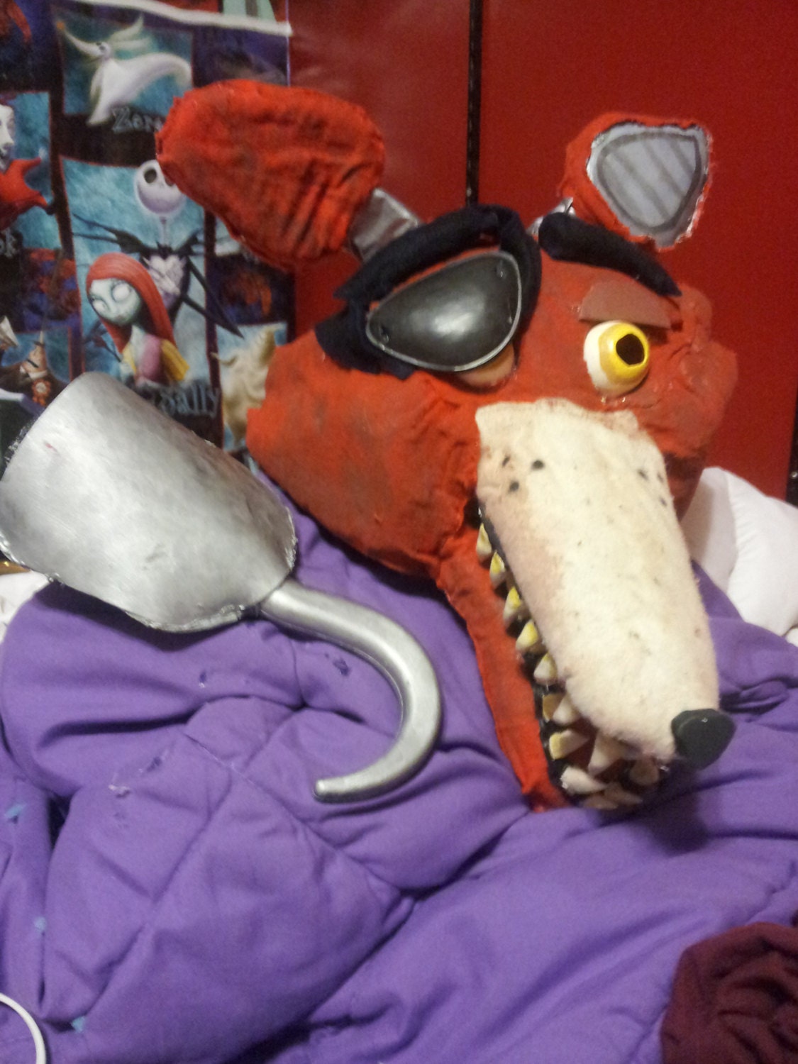 FNAF foxy cosplay head by thephoenixshop on Etsy