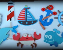 Popular items for nautical cake topper on Etsy