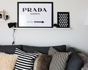Prada Marfa 1837 MI - 100 x 70 cm,A 4, A 3, 8x10 in + Vector File ...