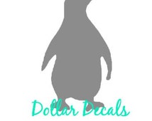 Popular items for penguin decal on Etsy