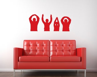 Cheer wall decal | Etsy