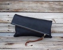 Popular items for fold over purse on Etsy