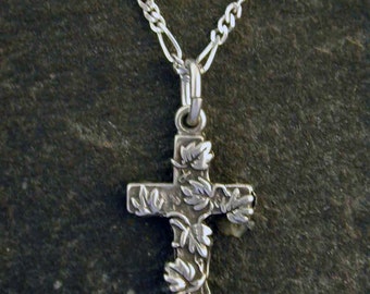 Cross chain necklace | Etsy