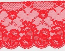 Popular items for red lace trim on Etsy