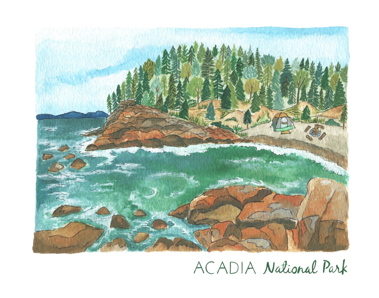 Acadia National Park Print