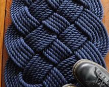 Popular items for navy rug on Etsy
