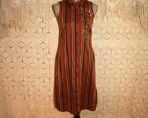 Popular items for rust dress on Etsy