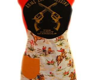 Popular items for western aprons on Etsy