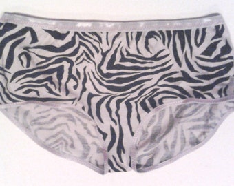Zebra panties | Etsy
