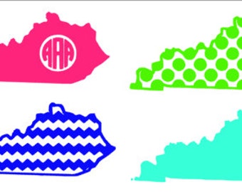 Popular items for kentucky monogram on Etsy