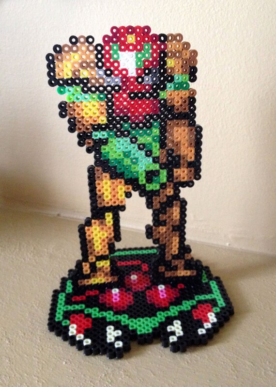 Items similar to Metroid Inspired 8 Bit Samus Aran 3D Character on Etsy