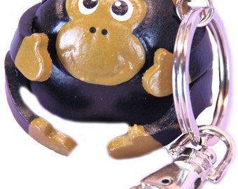 Gorilla keychain | Etsy