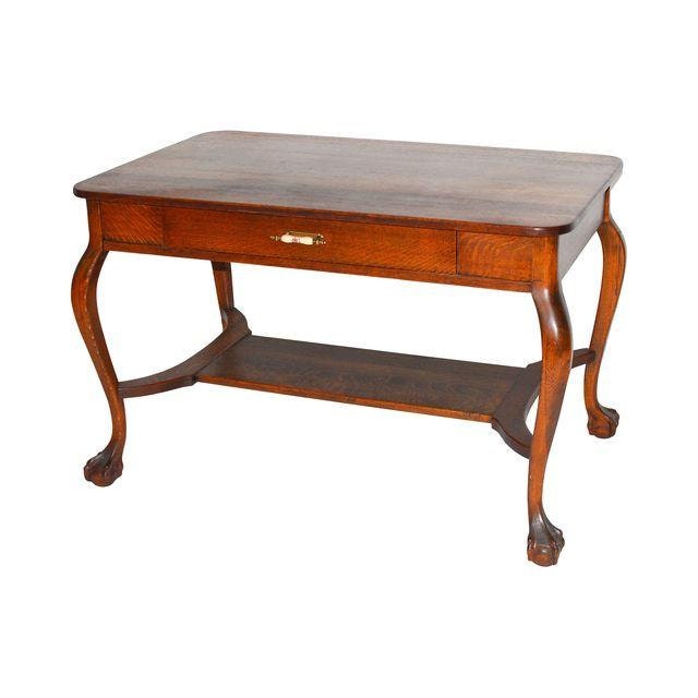 Chippendale Oak Library Table Desk – Haute Juice
