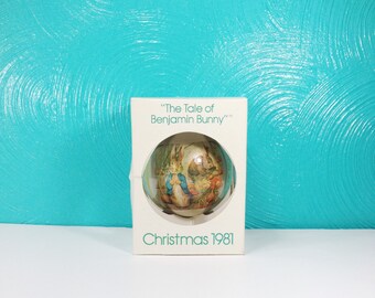 Vintage 1981 Benjamin Bunny Christmas Ornament, Fifth Limited Edition ...