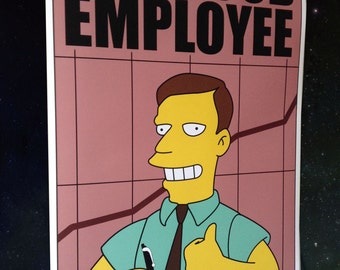 Homer Art Print The Simpsons Art Homer Simpson Wall Art