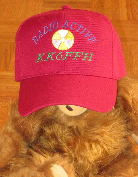Items similar to Custom embroidered hats / caps, "HAM RADIO HAT" with ...