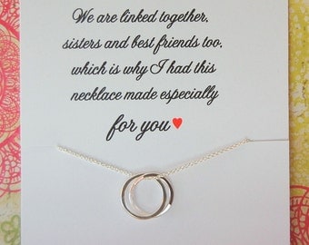 SISTER Necklace Sister Jewelry Sister POEM by SoBlessedDesigns