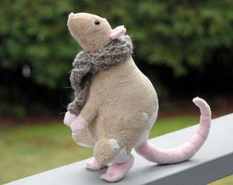 Rat plushie | Etsy