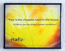Popular items for hafiz quote on Etsy