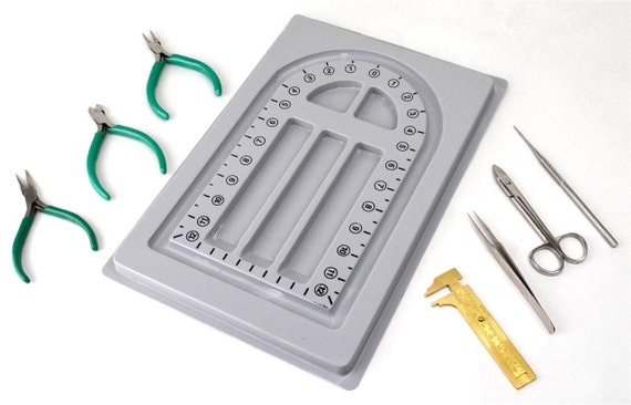 8 Piece Beading Tool Kit Essential Value Set for by JewelryTooling