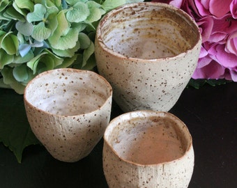 Hand Built Ceramic Cup made in East London