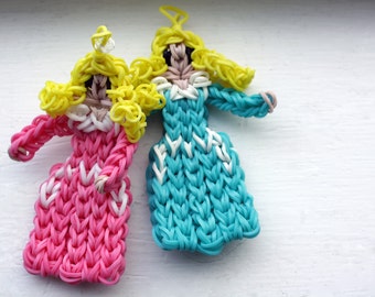 Rubber band keychain | Etsy