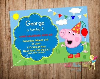 Popular items for george pig party on Etsy