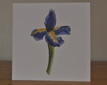 Popular items for iris card on Etsy