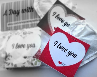 Charming hand sewn novelty tea bags with tea tags by adaywithRae