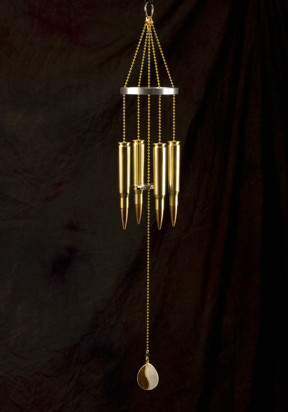 50 caliber bullet windchime