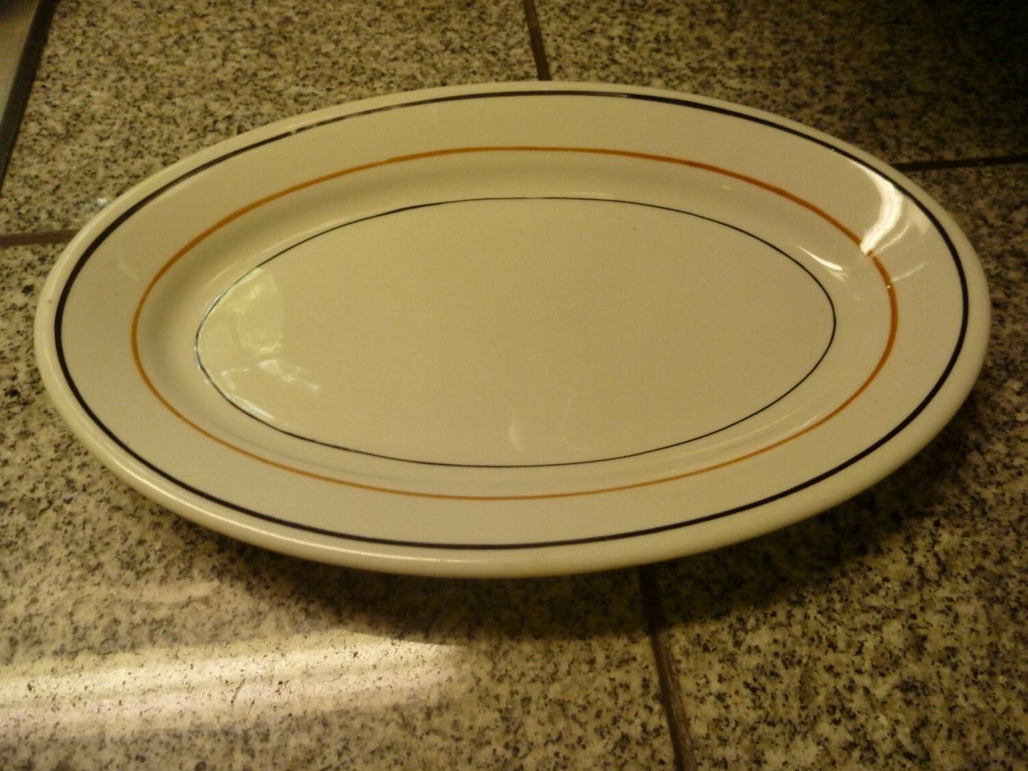 Heavy China Platter Liberty Vitrified China Restaurant Ware Albert Pick ...