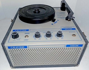 1950's Columbia Vanity Style Portable Record Player by allunique