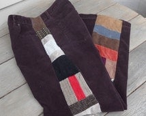 Popular items for patchwork pants on Etsy
