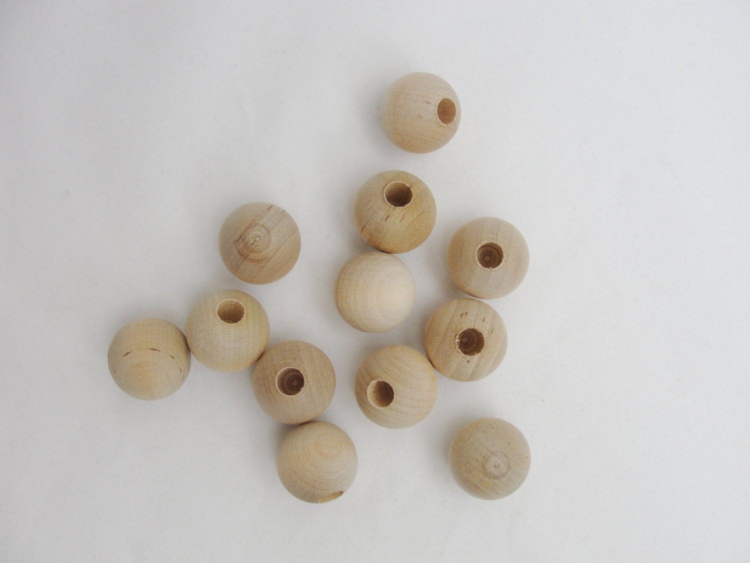 Wooden end cap ball 3/4 .75 20mm end cap