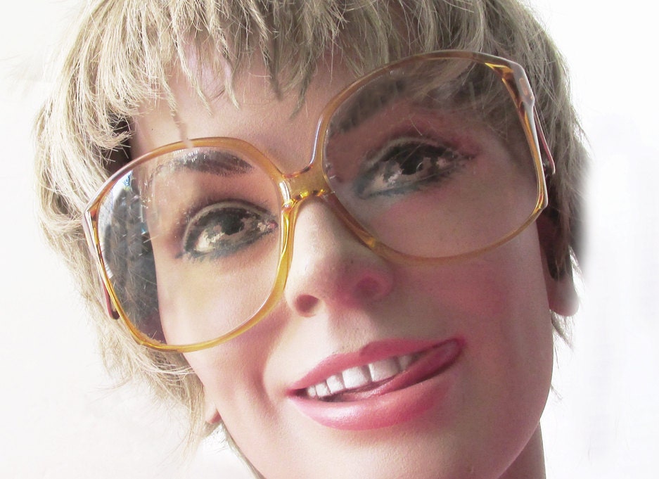 1980s West German ZEISS Amber frames